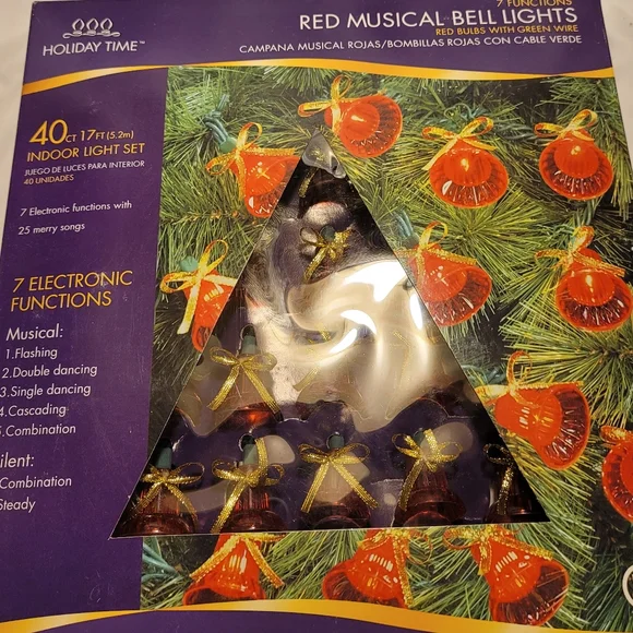 Musical Bell Christmas Lights